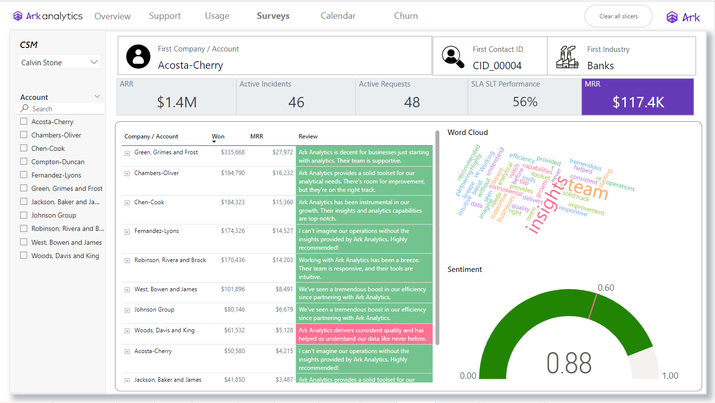 Customer Success – Ark Analytics