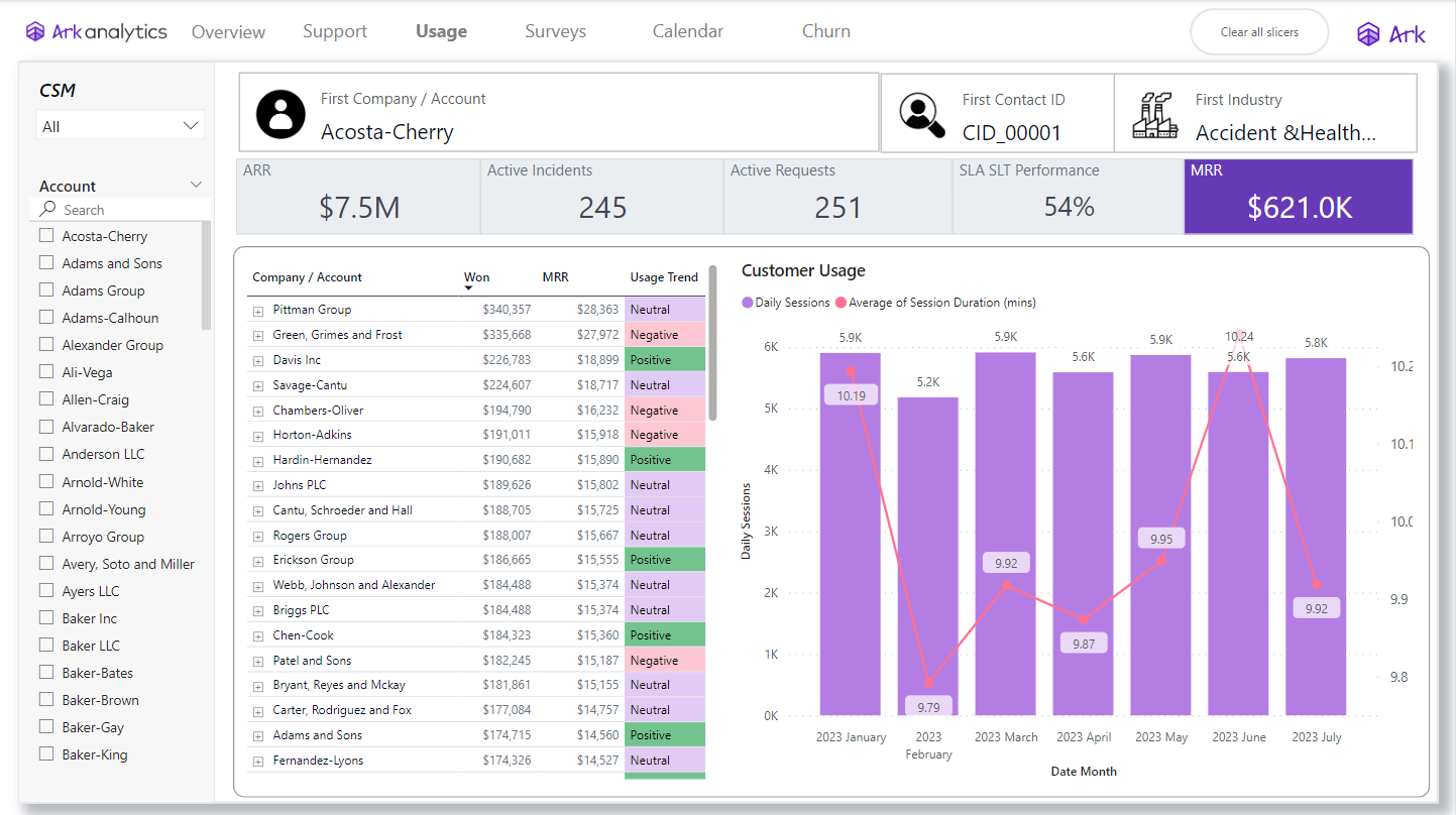 Customer Success – Ark Analytics